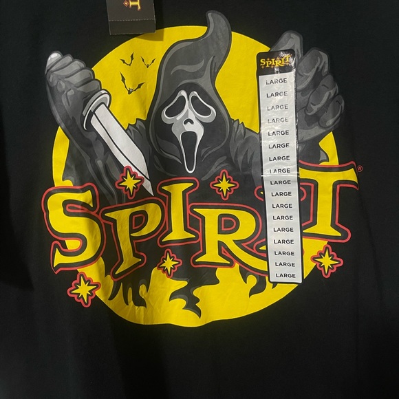 Spirit | Shirts | Spirit Halloween Ghostface Logo Tee Shirt 222 | Poshmark